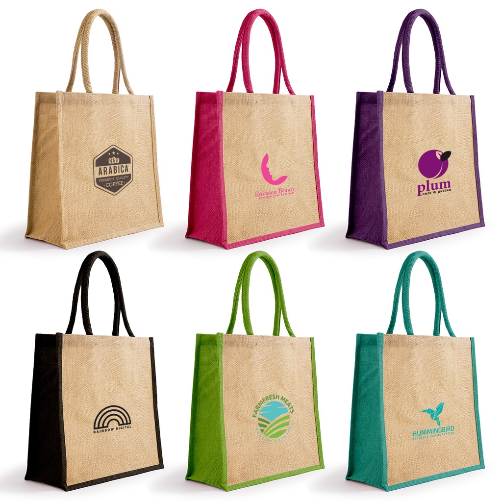 Bonanza Jute Tote Bag | Amba Branding